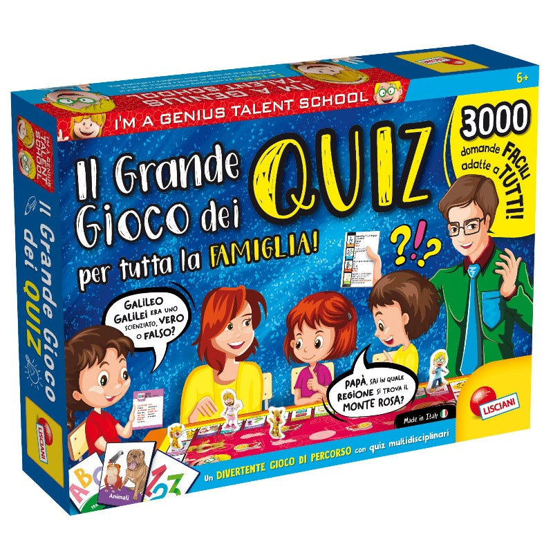 Lisciani I'm a Genius Il Grande Gioco dei Quiz – The Toys Store