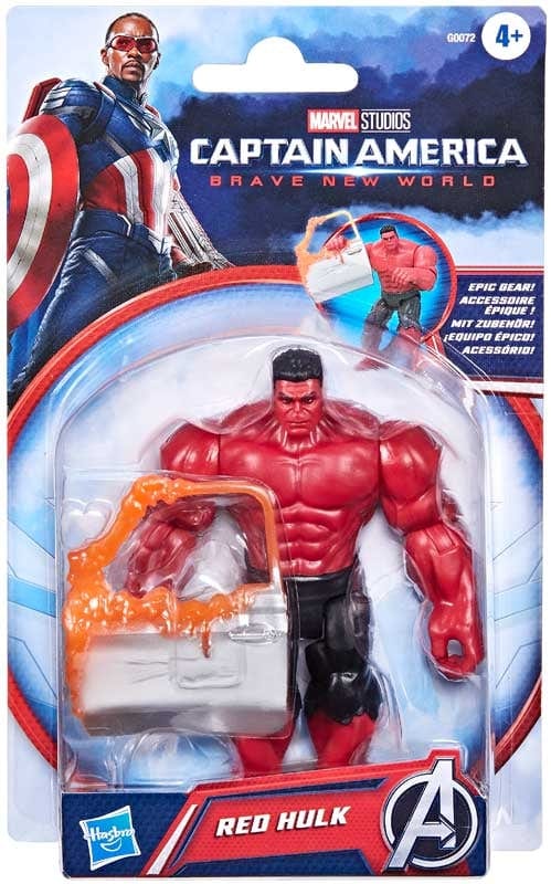 Personaggio Hulk Rosso 12cm del nuovo film Capitan America Brave New W ...