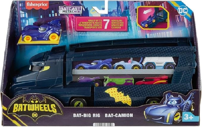 Batwheels Bat-Rig, Camion Trasportatore con Veicolo Batmobile – The ...