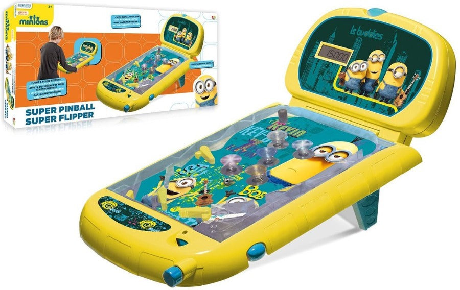 Minions Flipper con Luci e Suoni e Tabellone Elettronico – The Toys Store
