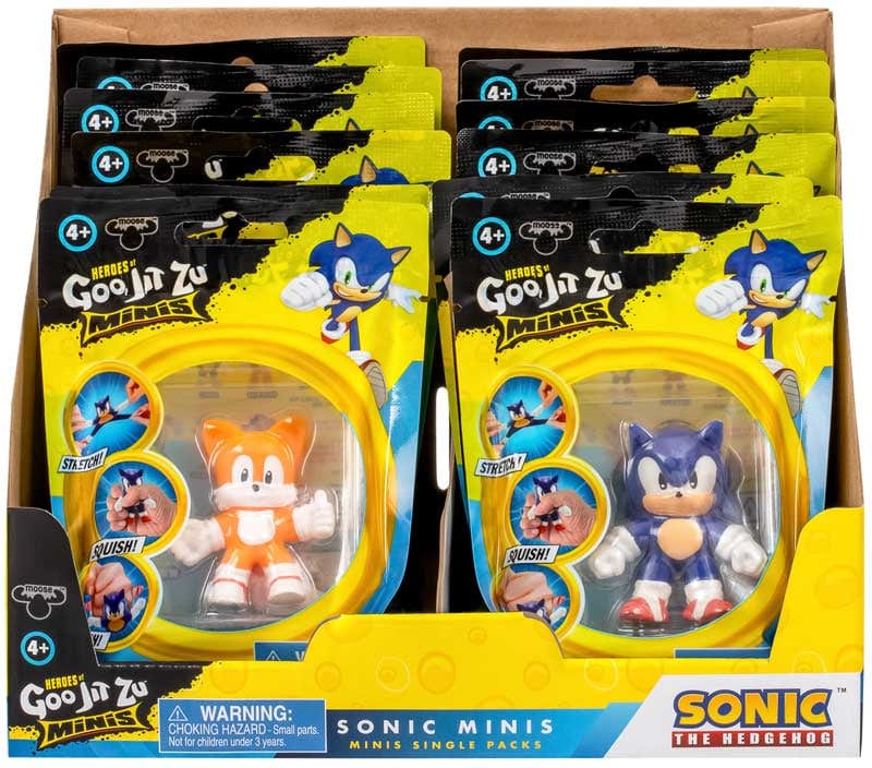 Goo Jit Zu Sonic Mini, Stretchable Characters - Assortment – The Toys Store