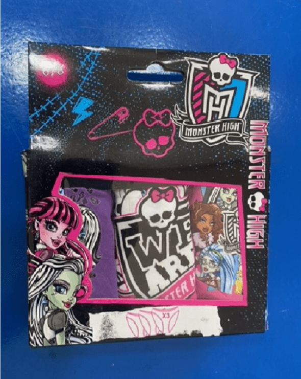 Set Intimo 3 Slip Monster High – The Toys Store