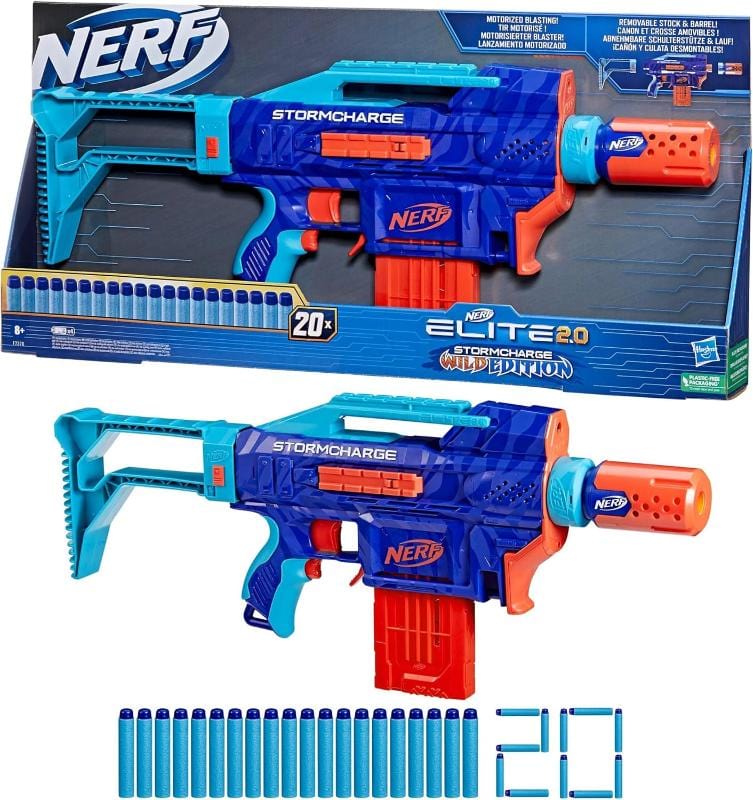 Nerf Elite 2.0 Stormcharge, Blaster Elettrico Motorizzato – The Toys Store
