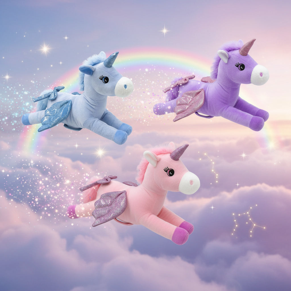 Peluche Unicorno Interattivo con Suoni e Movimento delle Ali – The Toys ...