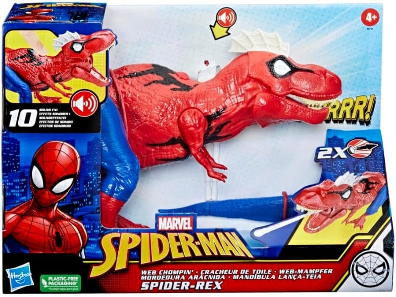 Spiderman Spider-Rex, Dinosauro T-Rex da 40cm con suoni e funzioni ...