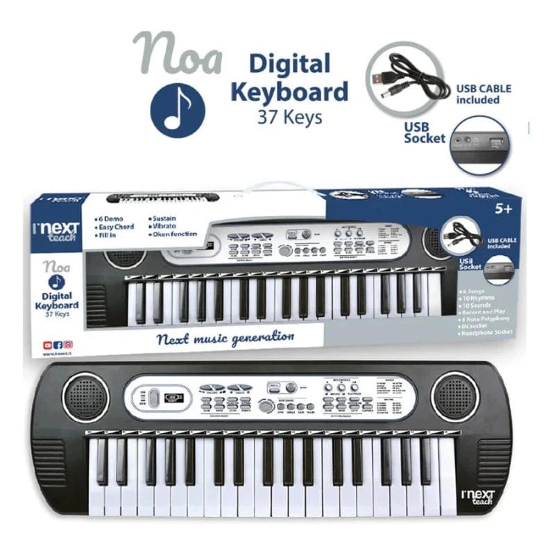 Tastiera Elettronica Scolastica 37 Tasti con Flashdrive USB – The Toys ...